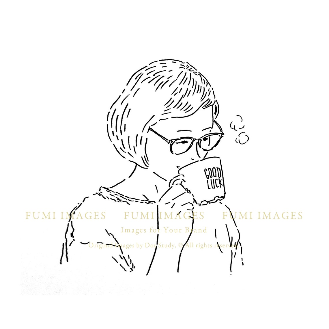 One Line Drawing, for Your Branding. This is Digital Data That Can Be ...