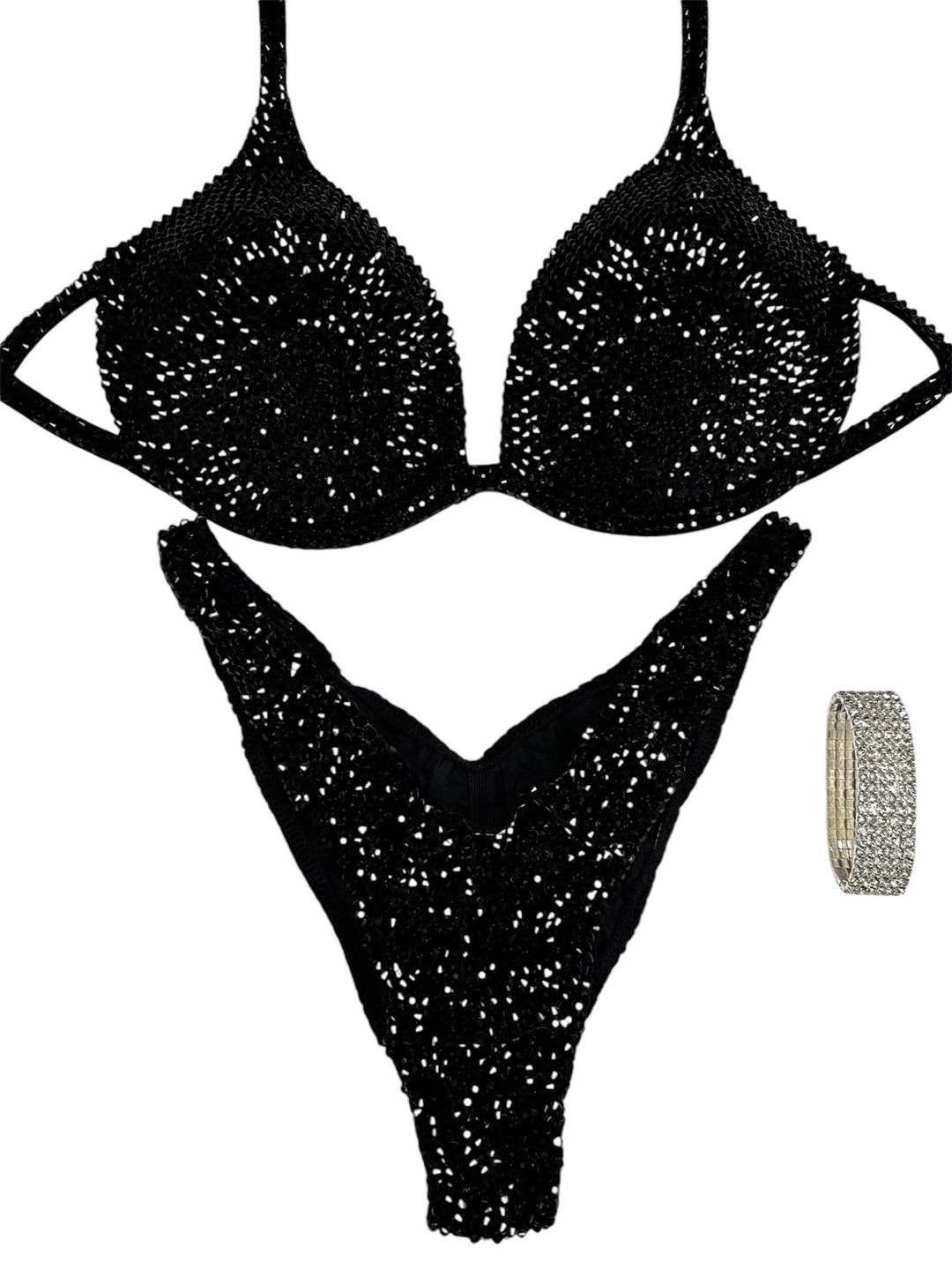 Competition Bikini Wellness Figure Bodybuilding Bikini Suit Fitness ...