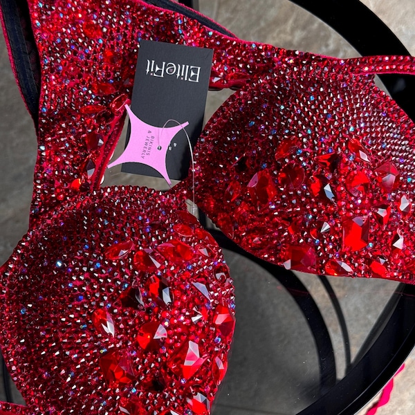 Rhinestone Bikini - Etsy