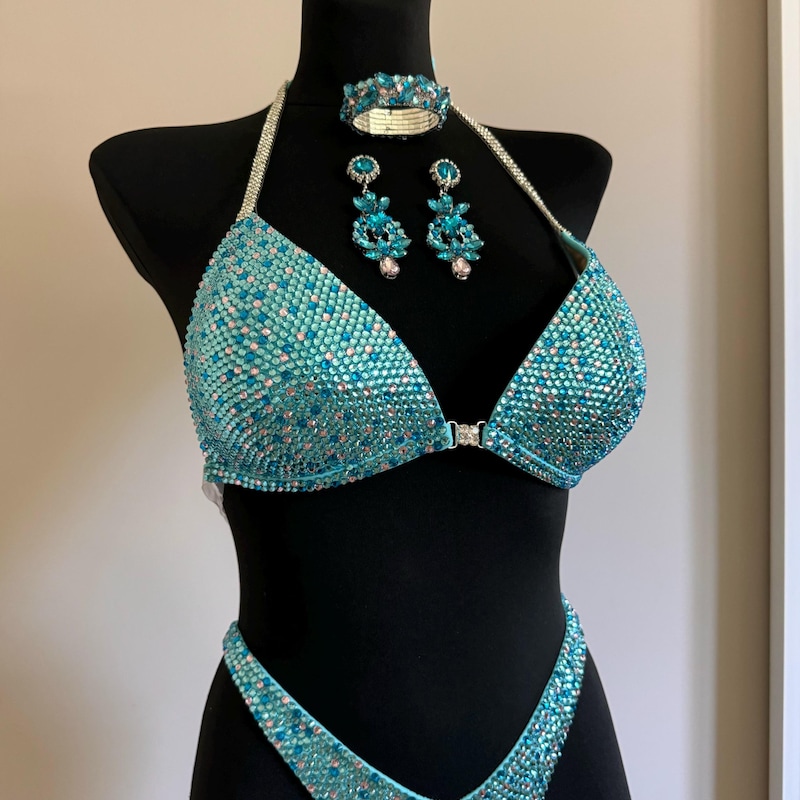 Rhinestone Bikini - Etsy