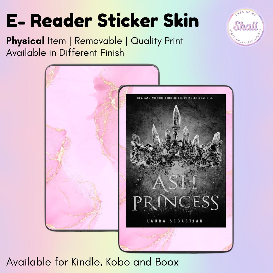 Light Pink Marble E-reader Skin Sticker | Kindle Skin, Kobo Skin, Boox ...