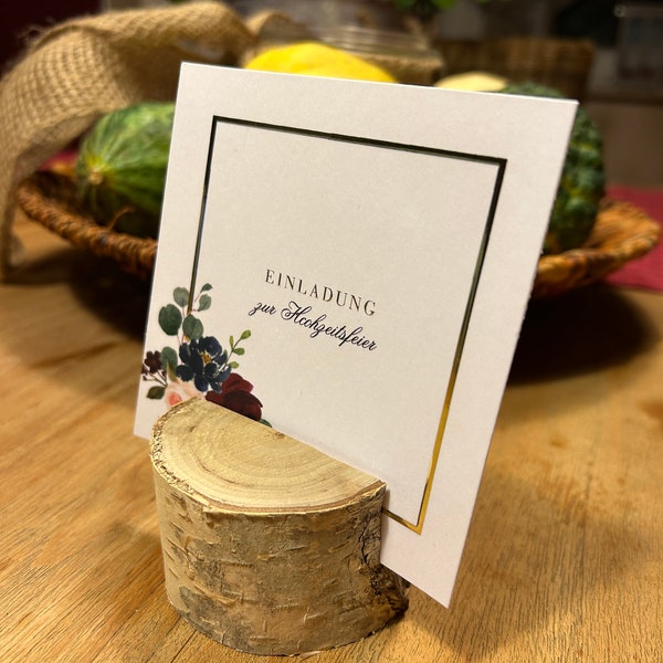 Wood Card Place Holder - Etsy