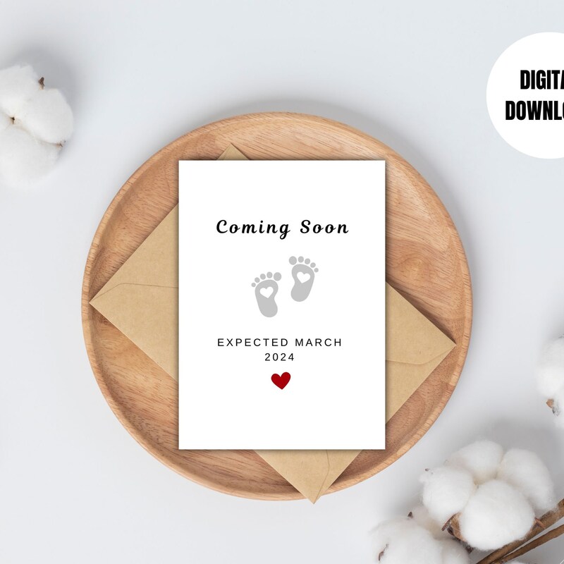 Expecting Baby Card - Etsy