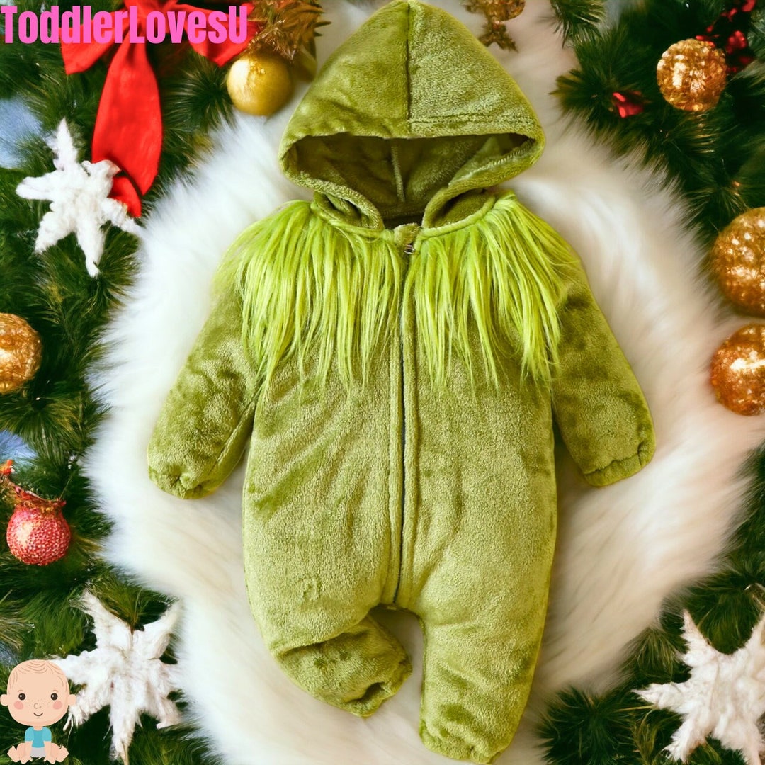 Green Baby Outfit Green Romper for Baby Baby Jumpsuit Baby Set Gift ...