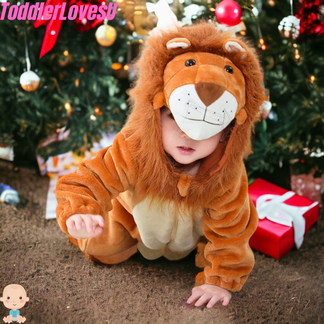 Adorable Lion Animal Costume Jumpsuit Toddler Lion Animal Costume Lion ...