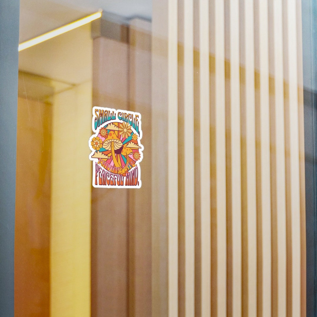 Y2K Vinyl Sticker Cute Mushroom Floral Decal Sarcastic MacBook Sticker ...