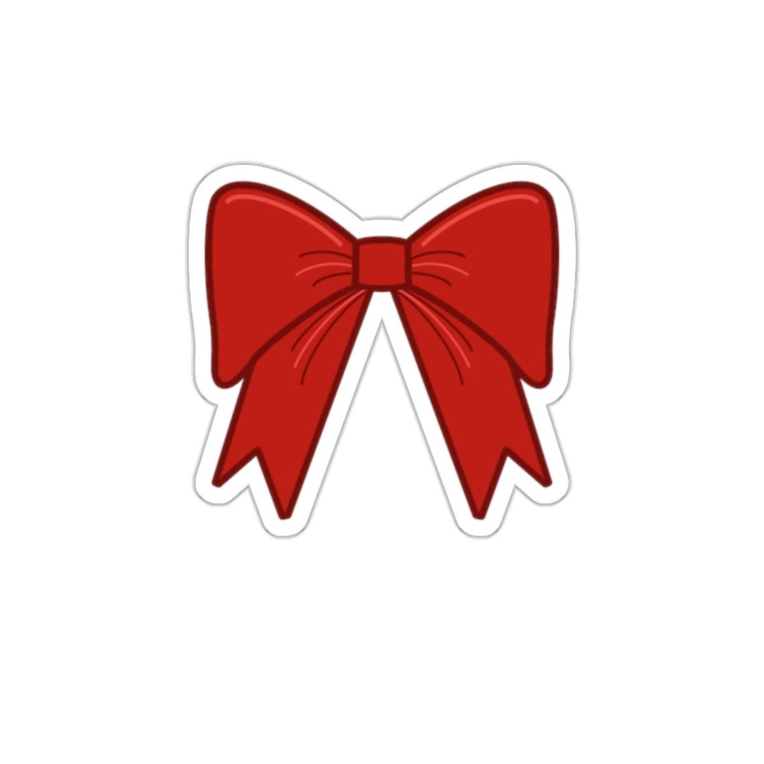 Christmas Ribbon Stickers - Etsy