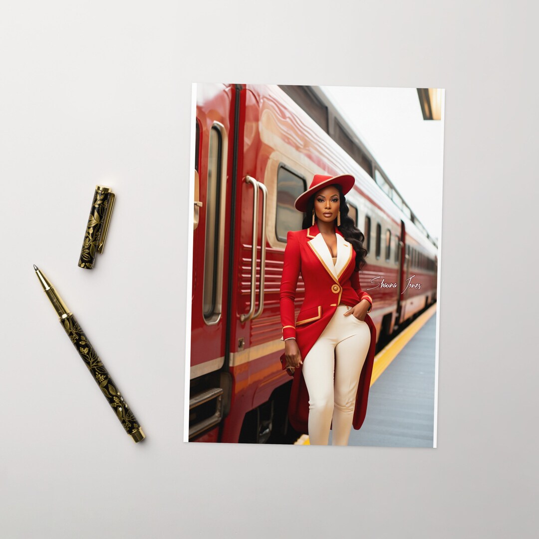 Delta Train Greeting Card - Etsy