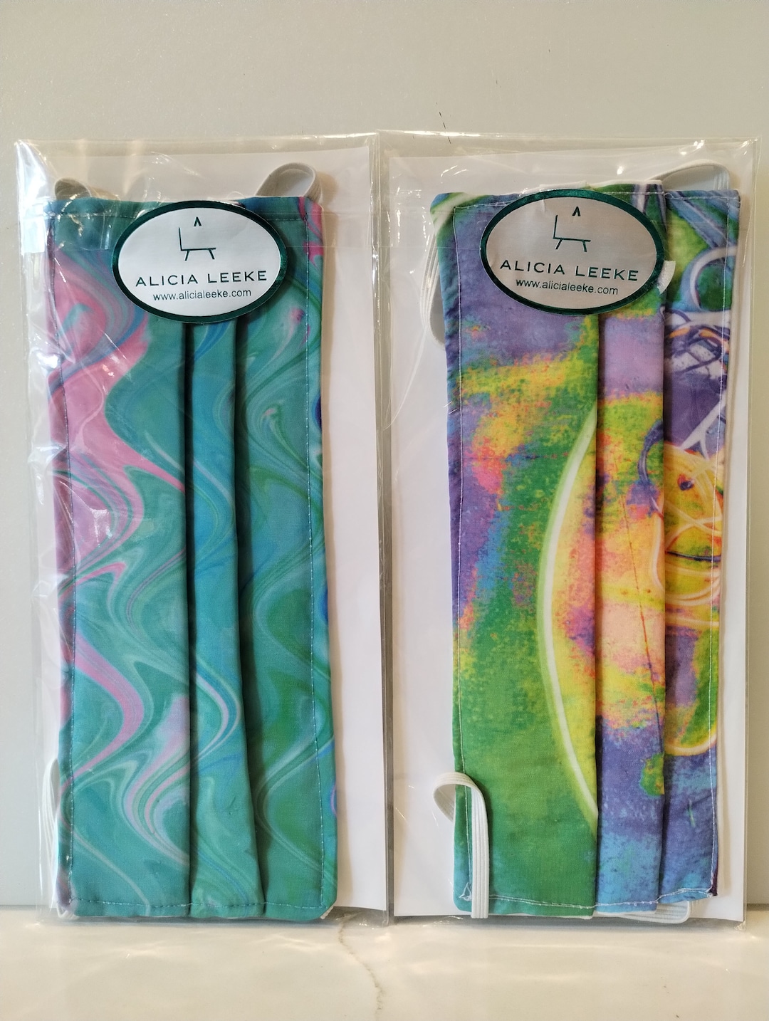 Designer Face Mask / Face Covering Set of 2 - Etsy