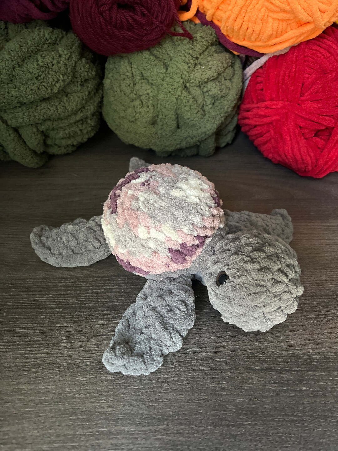 Purple Shelled Turtle Handmade Plush - Etsy