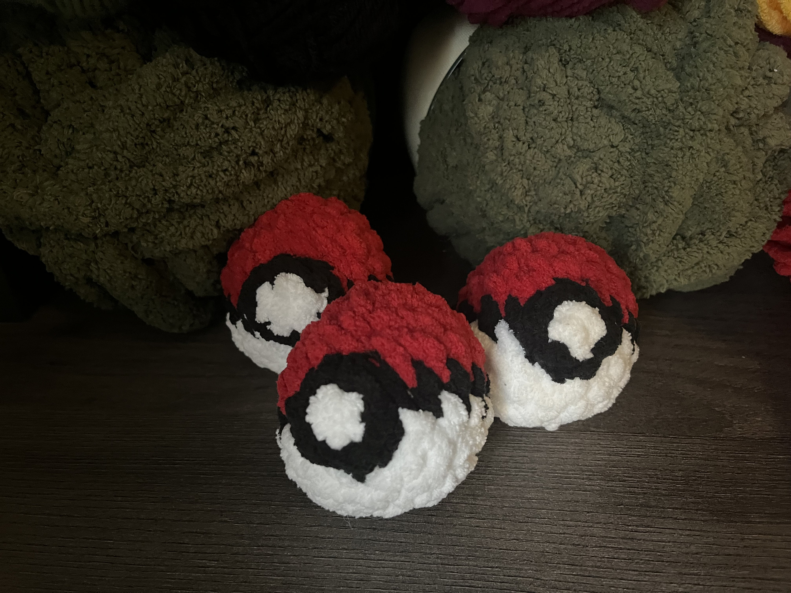 Mini Pokeball Handmade Plush - Etsy