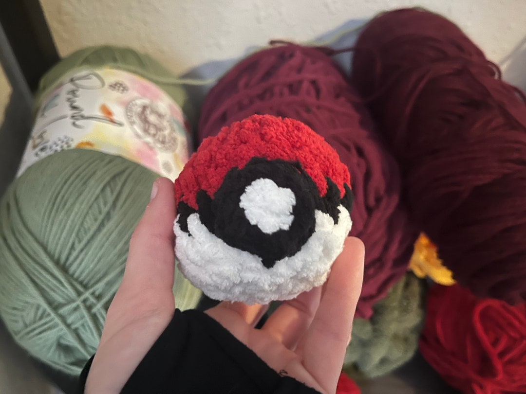 Mini Pokeball Handmade Plush - Etsy