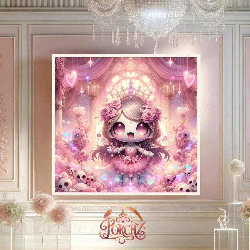 Pink Vampire Princess Magic Love Heart Valentine Gifts,vampire Pink ...