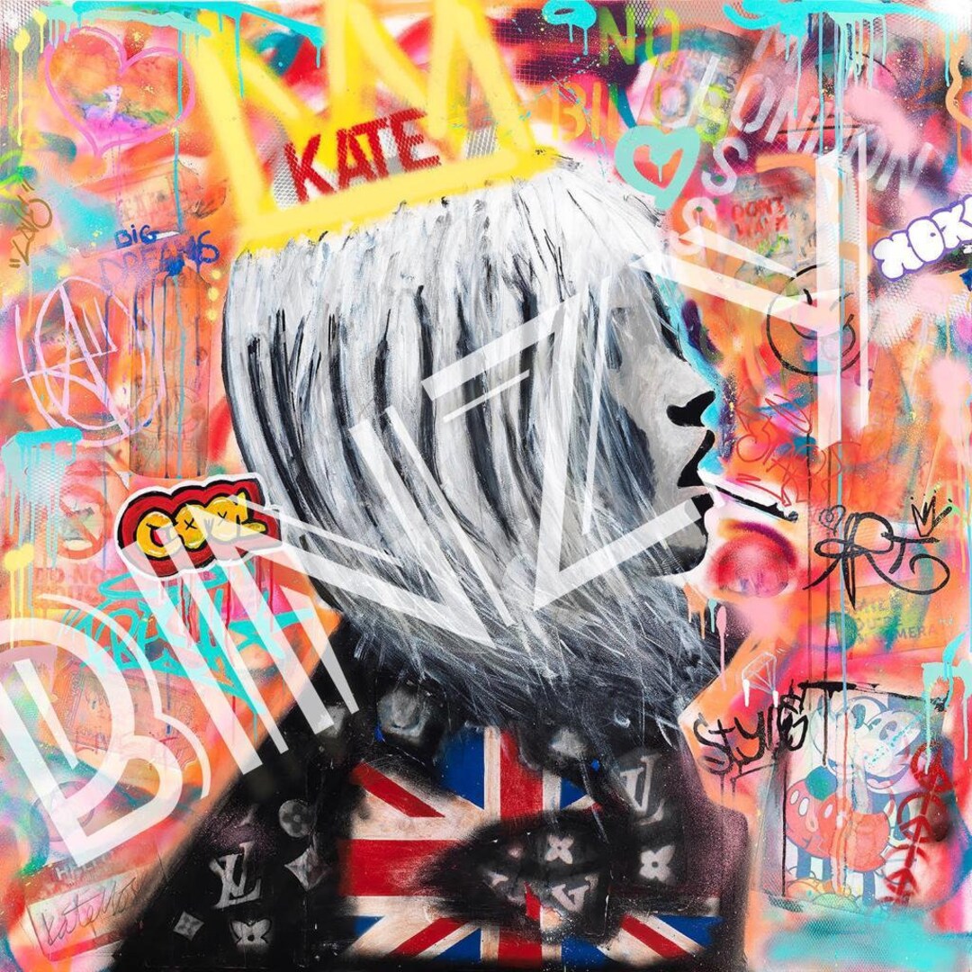 Princess Kate Kate Moss Fashion Icon Print Limited Edition Poster of ...