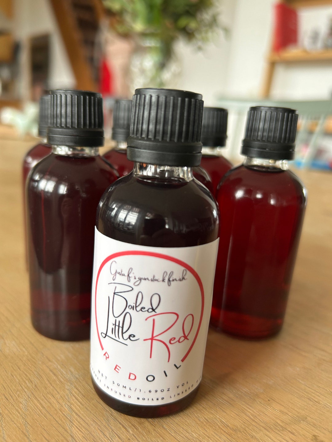 Boiled Red Oil 50 Ml (boiled Linseed Oil Infused With Alkanet Root ...