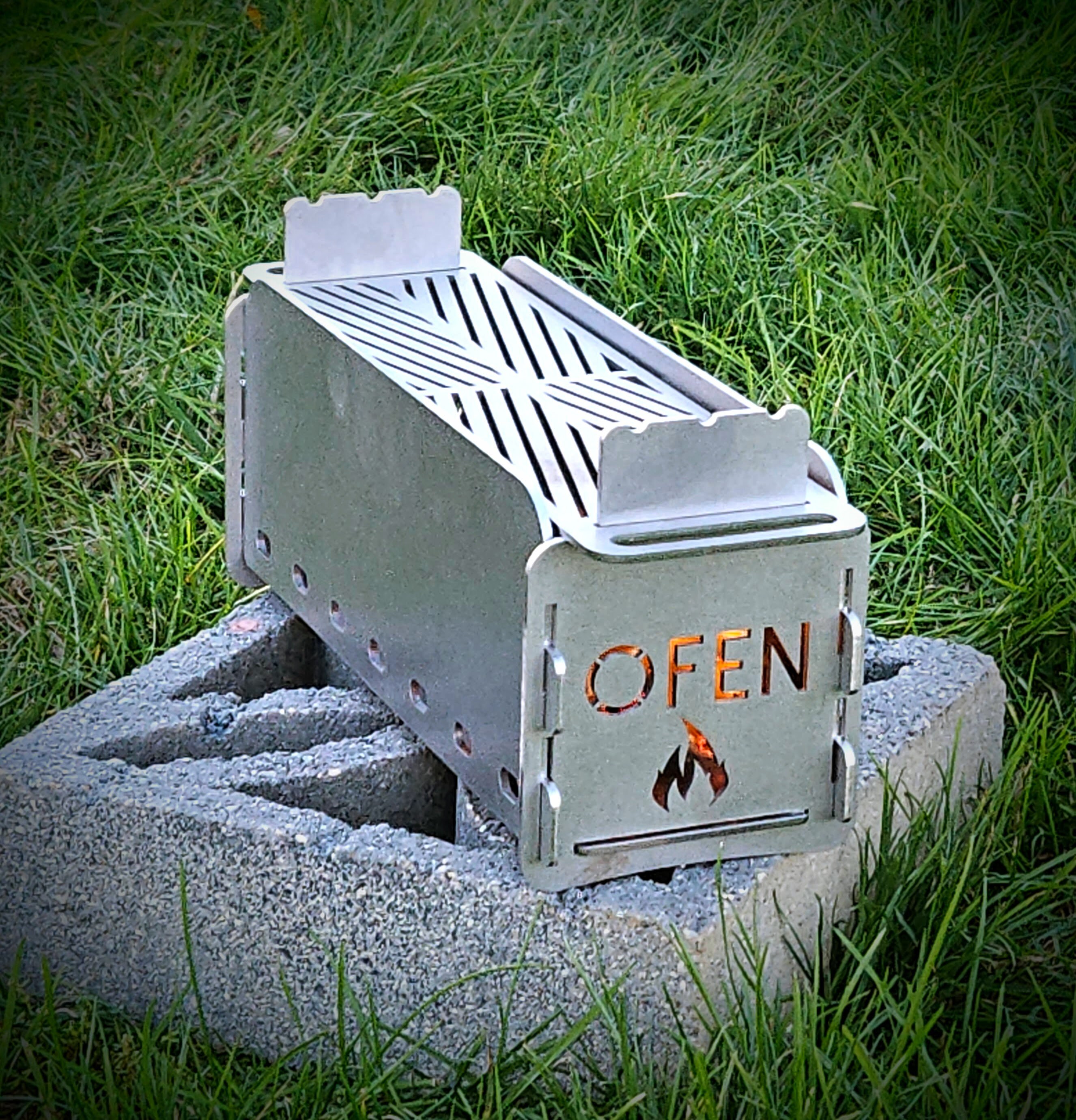 OFEN Mini, Fire Pit, Fire Pit Collapsible BBQ Barbecue - Etsy