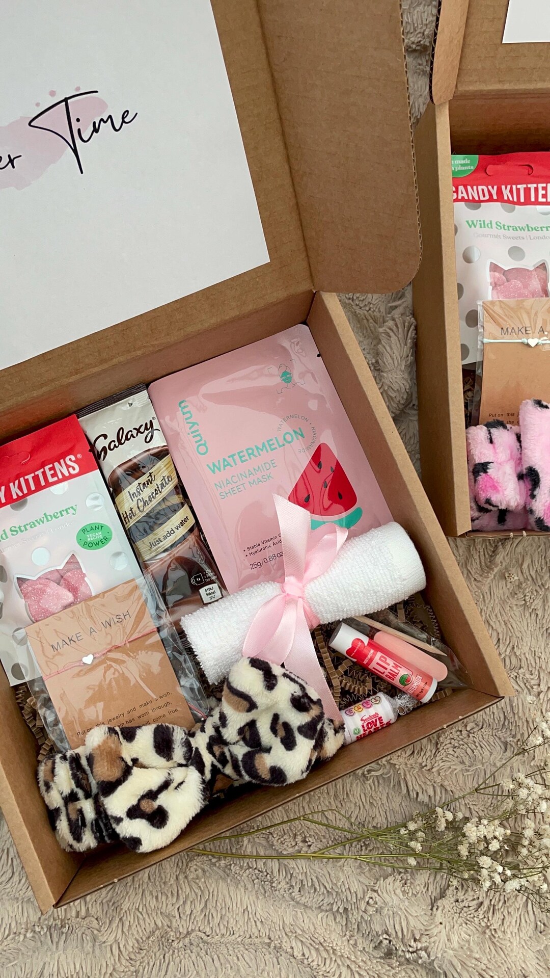SLEEPOVER Party Pamper Hamper SPA Box | Tween Birthday Gift Treats ...