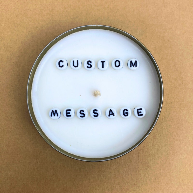 Candles With Message - Etsy