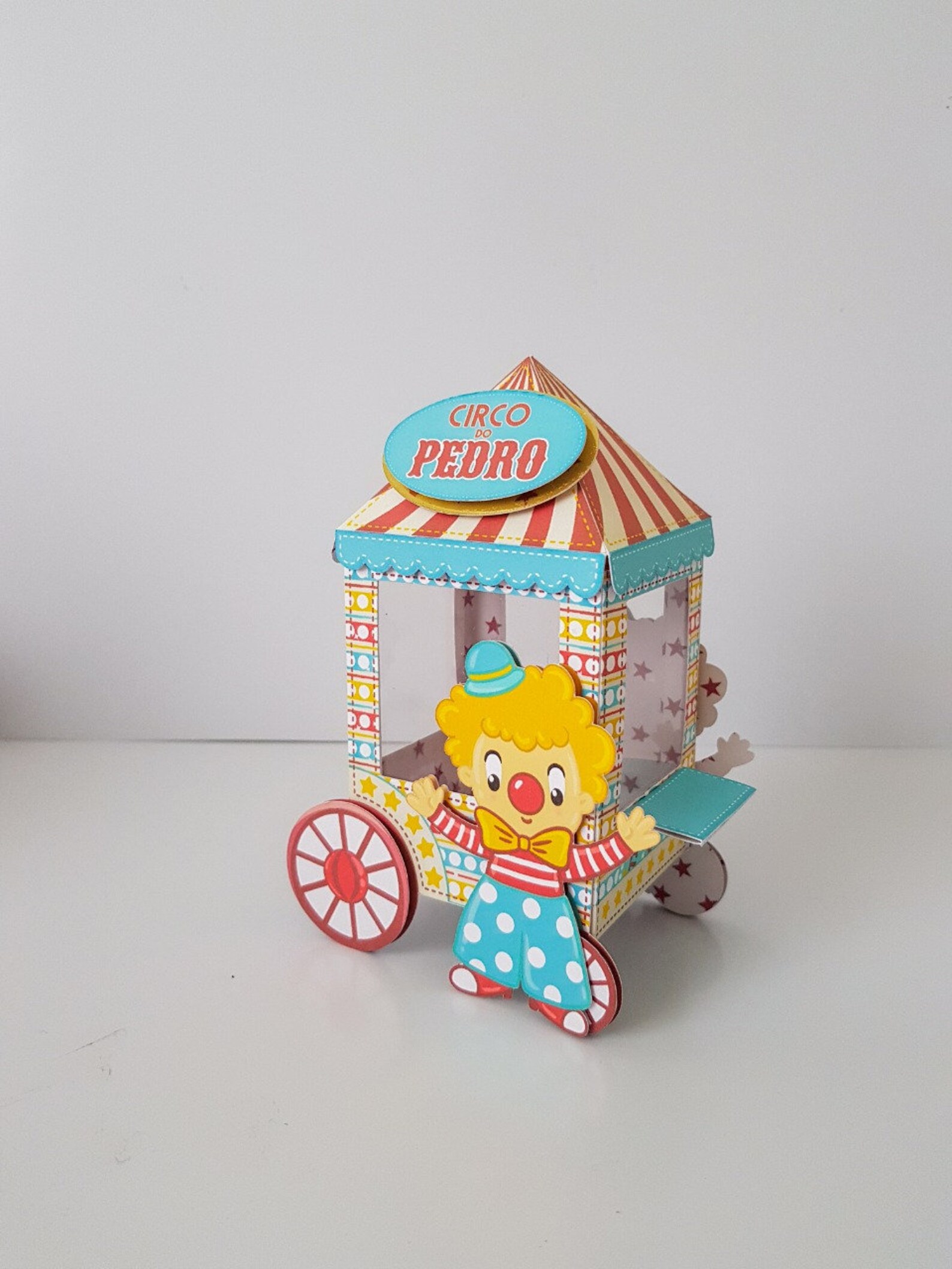 Circus Boy cod19 Party Favors Boxes Personalized, Birthday Decoration ...