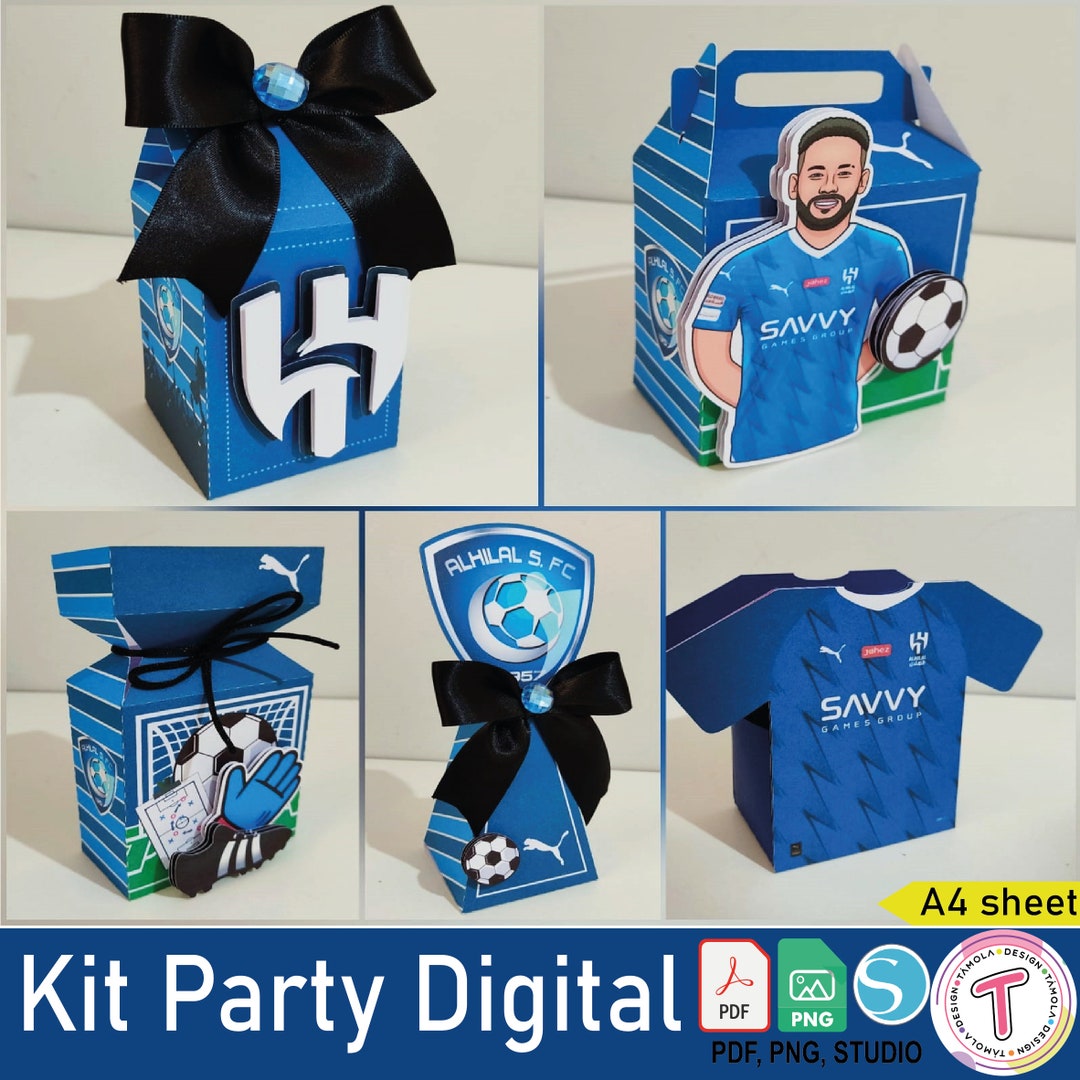Futbol Soccer cod01 Party Favors Boxes Personalized, Birthday ...