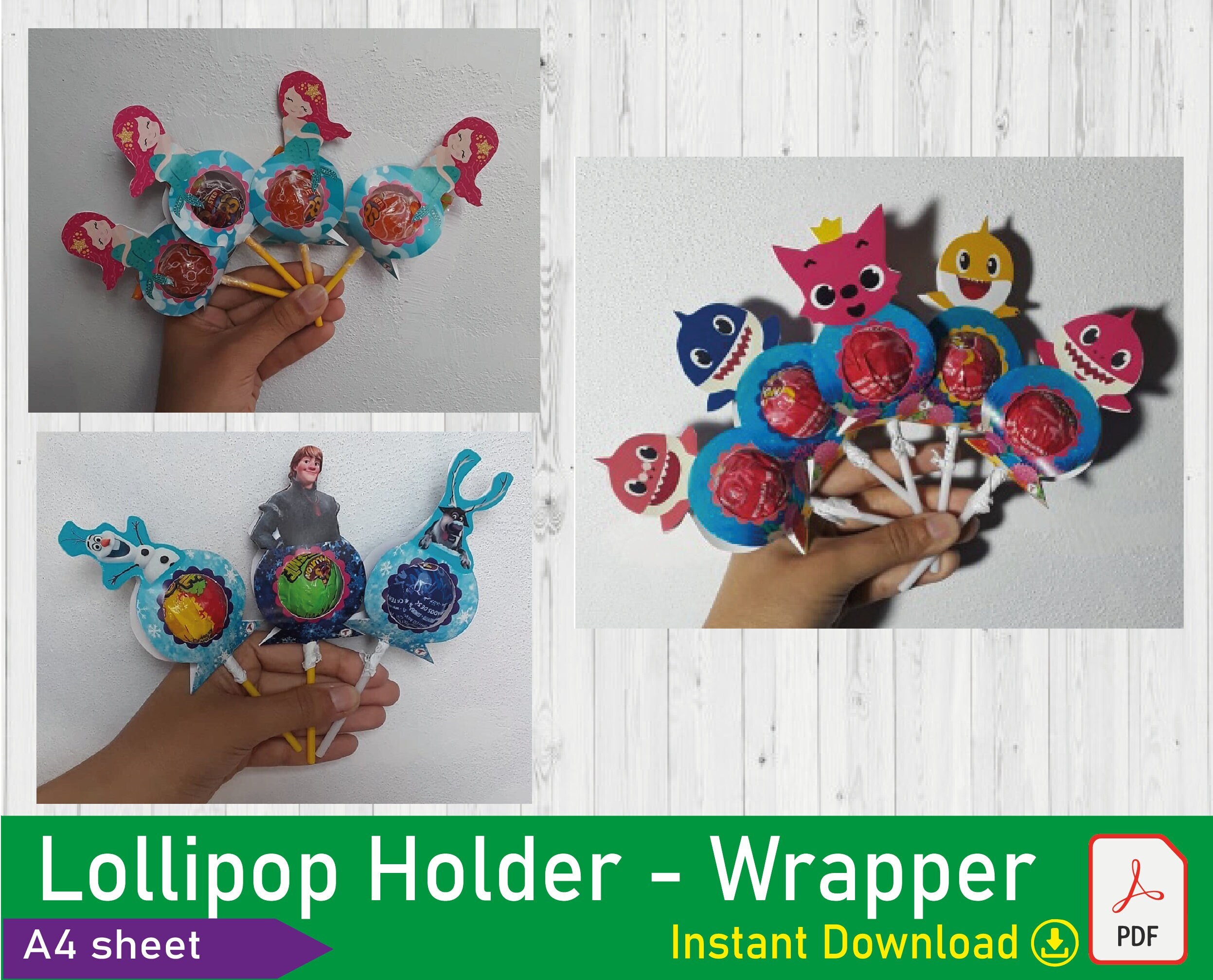 Toy Story 02 Lollipop Holder Party Supplies, Lollipop Holder, Birthday ...
