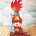Firefighter cod02 Party Favors Boxes Personalized, Birthday Decoration ...