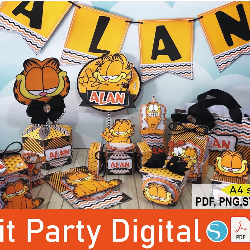 Garfield Party - Etsy