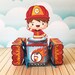 Firefighter cod02 Party Favors Boxes Personalized, Birthday Decoration ...