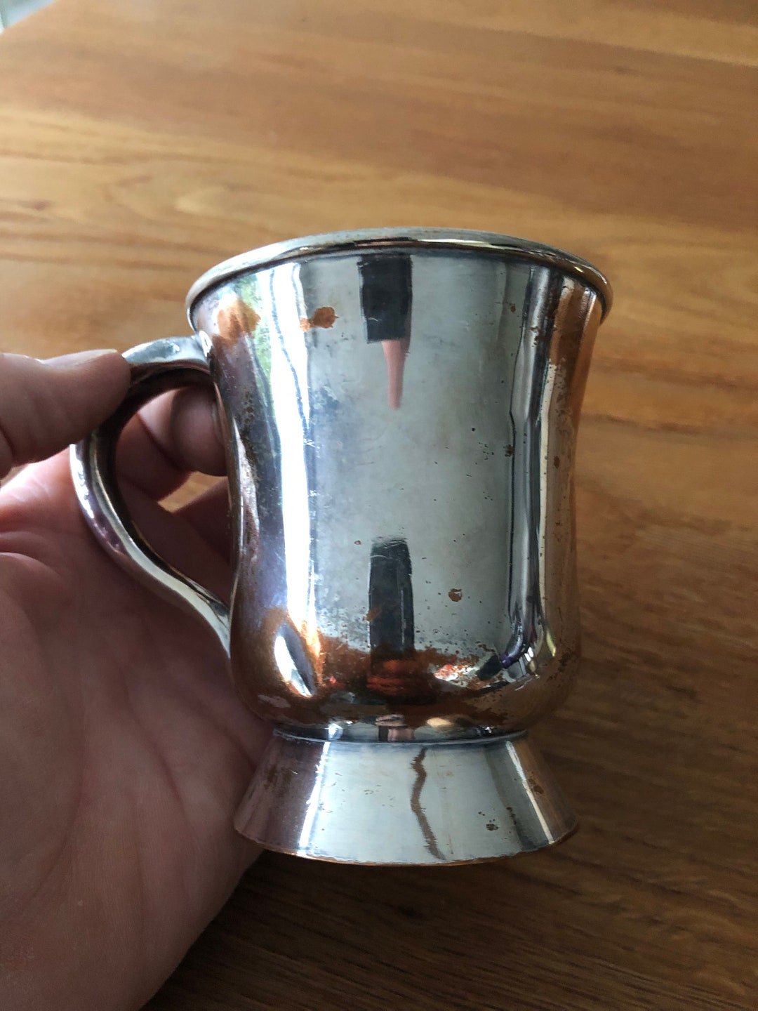 Sheffield Plate Tankard, 1/2 Pint, With Assay Stamp - Etsy