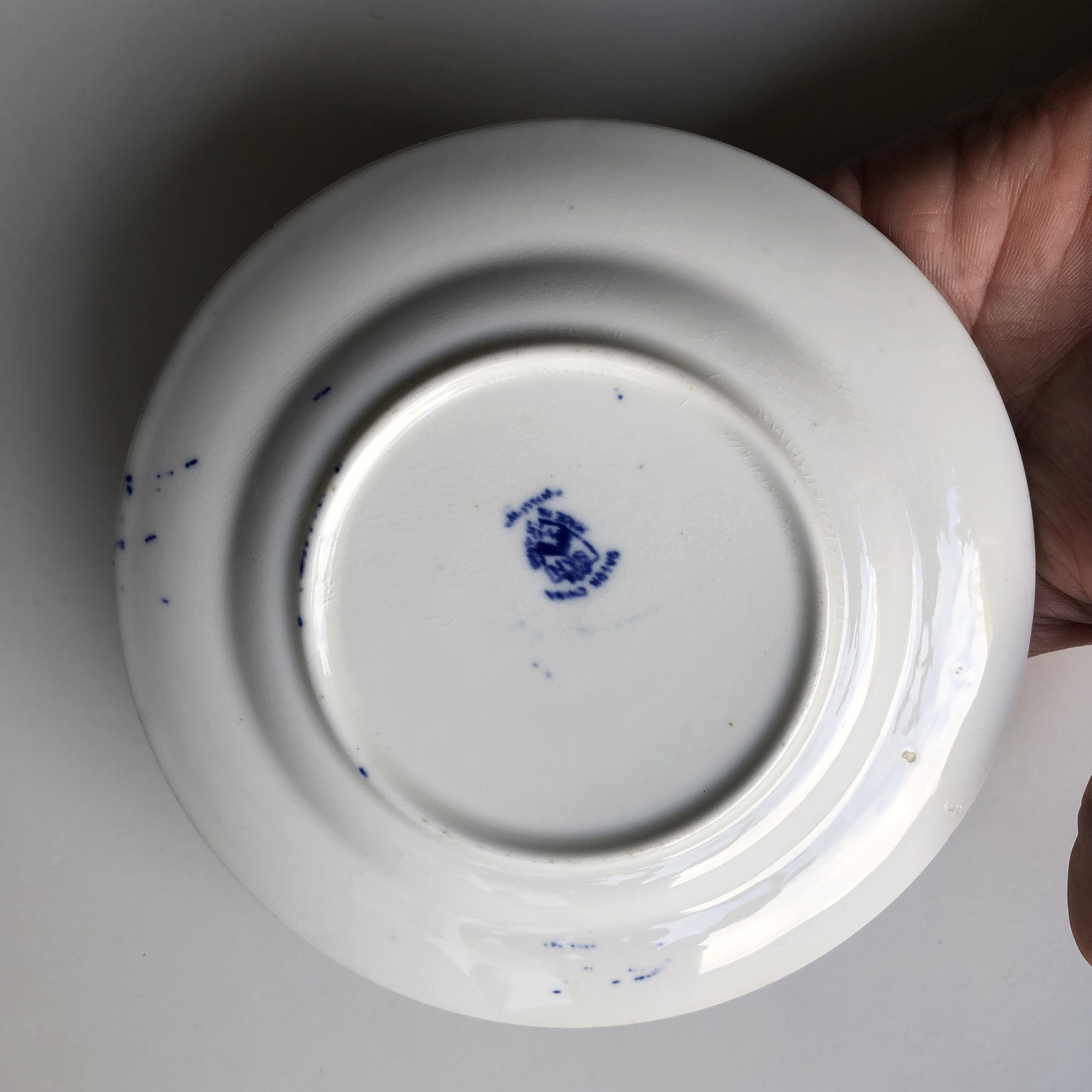 Antique Cobalt Blue & White Willow Pattern Flo Blue Victorian - Etsy