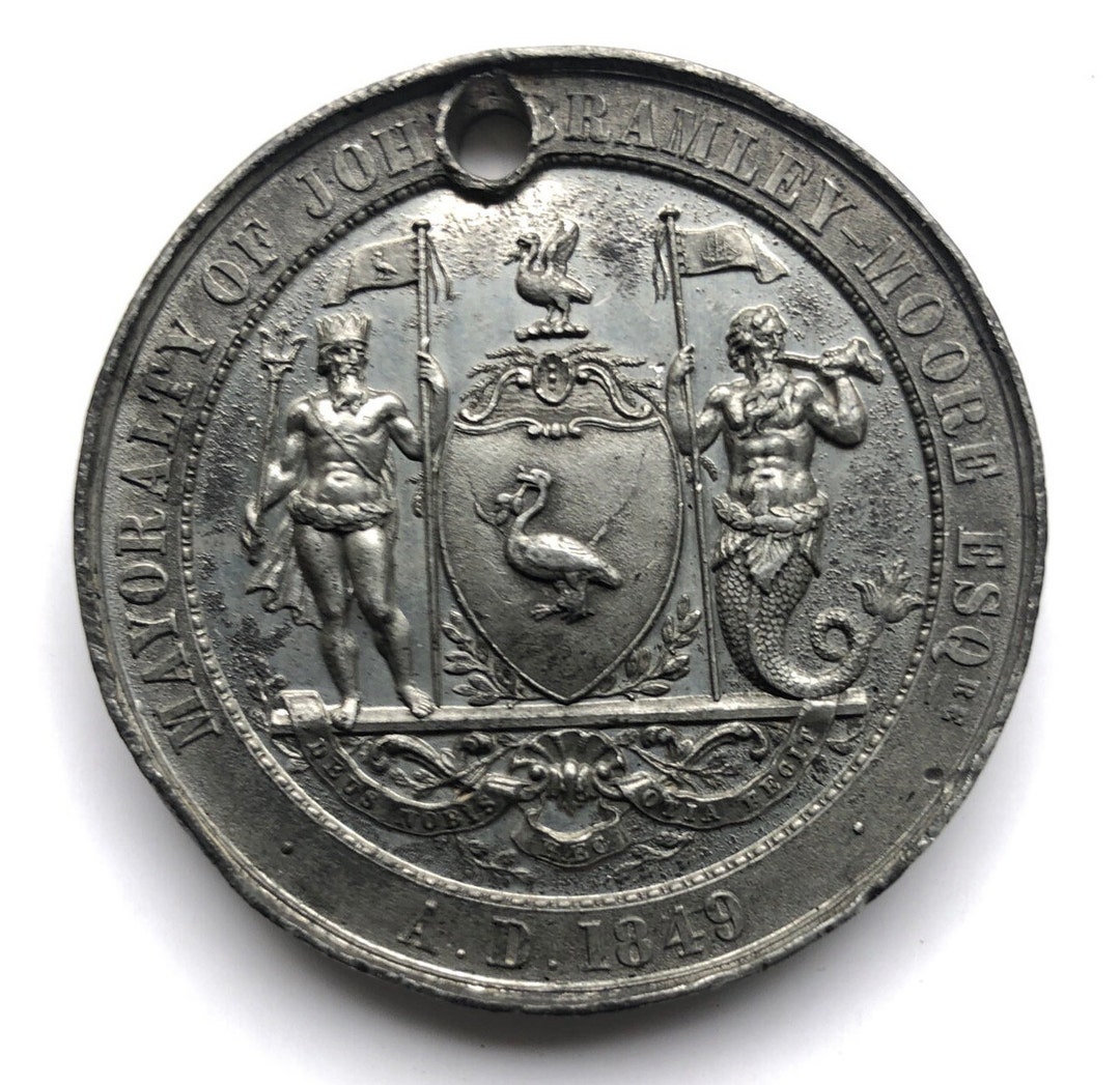 MEDAL of Commemeration of the Fancy Fair 1849 , John Bramley-moore ...