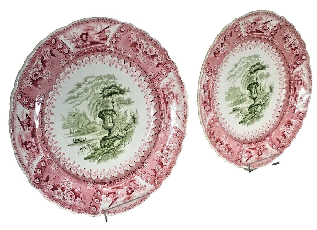 Exceptionally Rare Two Colour Thomas Mayer 'canova' Transfer-ware ...