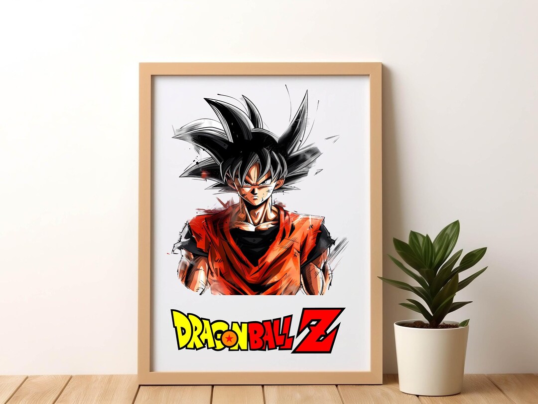 Dragon Ball Z Wall Art Png - Etsy UK