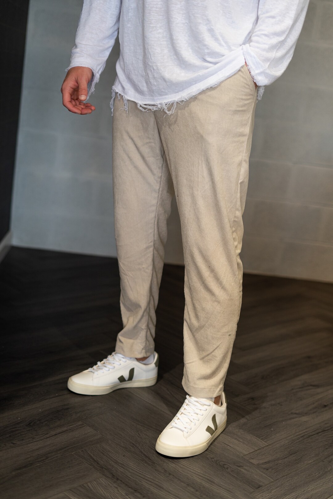 Handmade Classic Linen Men Pants Summer Elegant Pants Linen Trousers ...