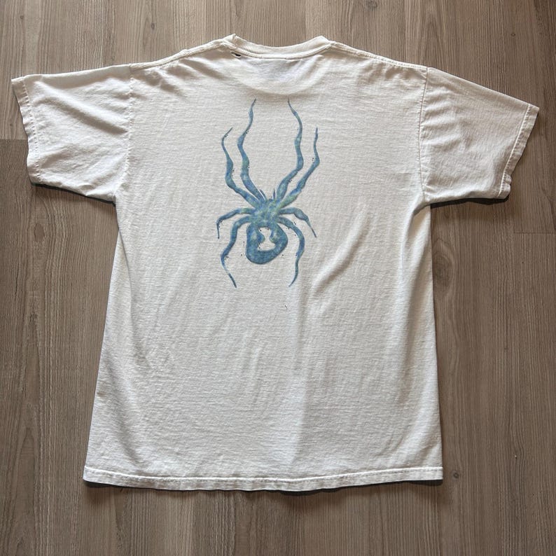 Men's Vintage 90's Spyder Ice Blue White Gorpcore Ski Snowboard Tee ...