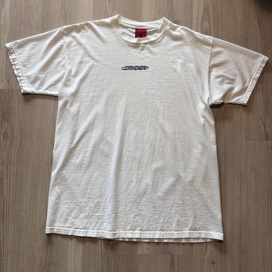 Men's Vintage 90's Spyder Ice Blue White Gorpcore Ski Snowboard Tee ...