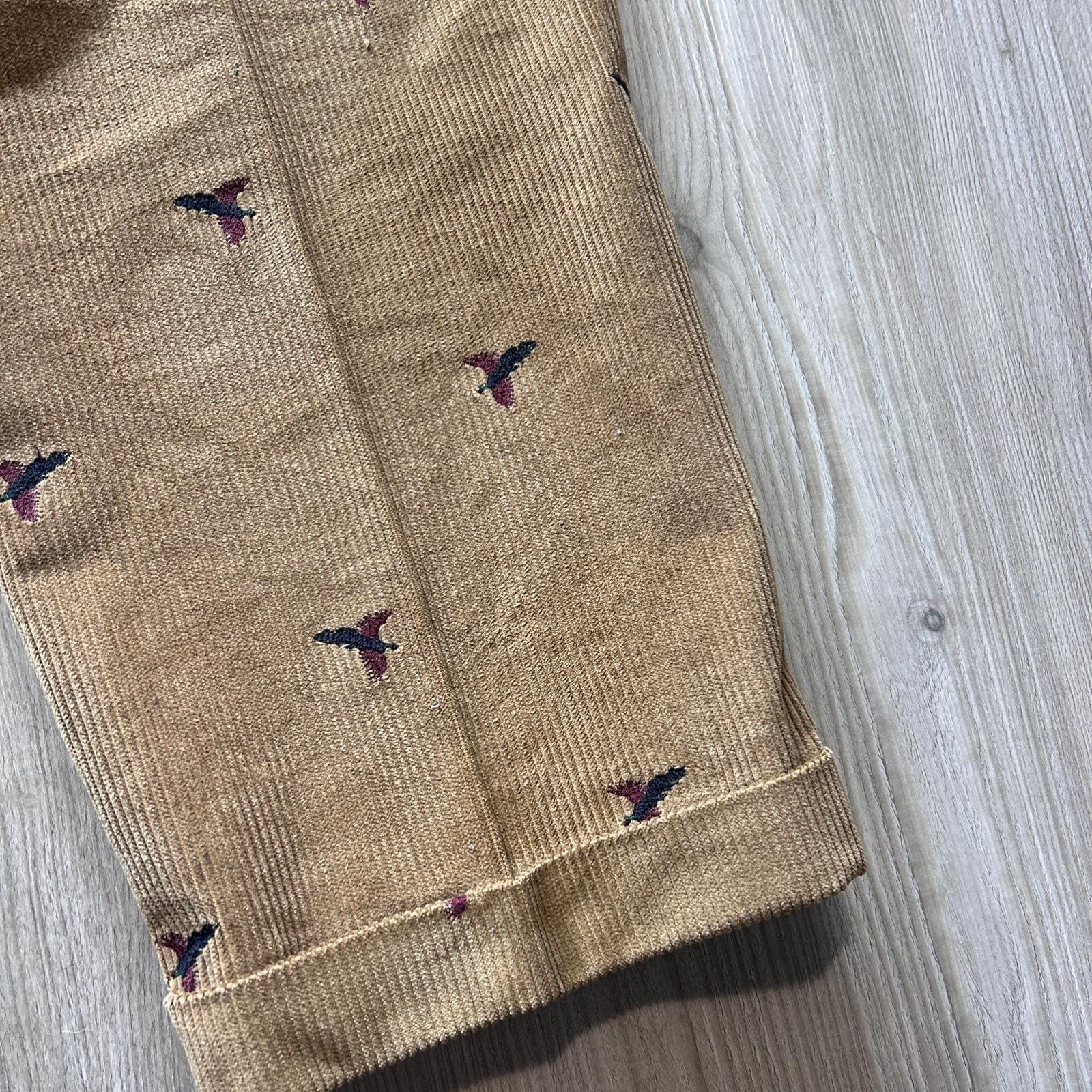 Men's Vintage 90's Brooks Brothers Country Club Corduroy Pheasant Pants ...