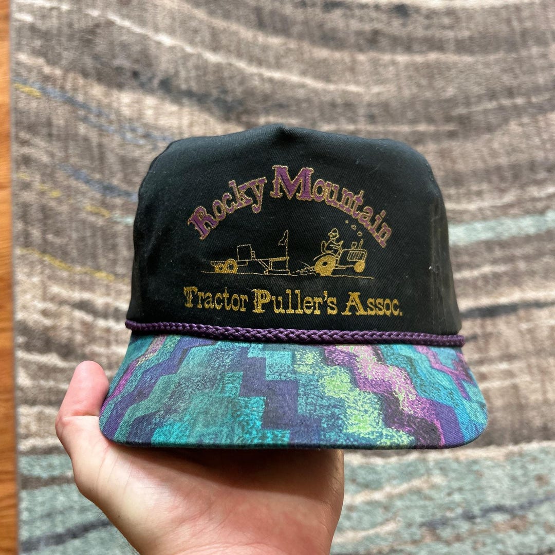 Vintage 90's Rocky Mountain Tractor Puller's Association Black ...