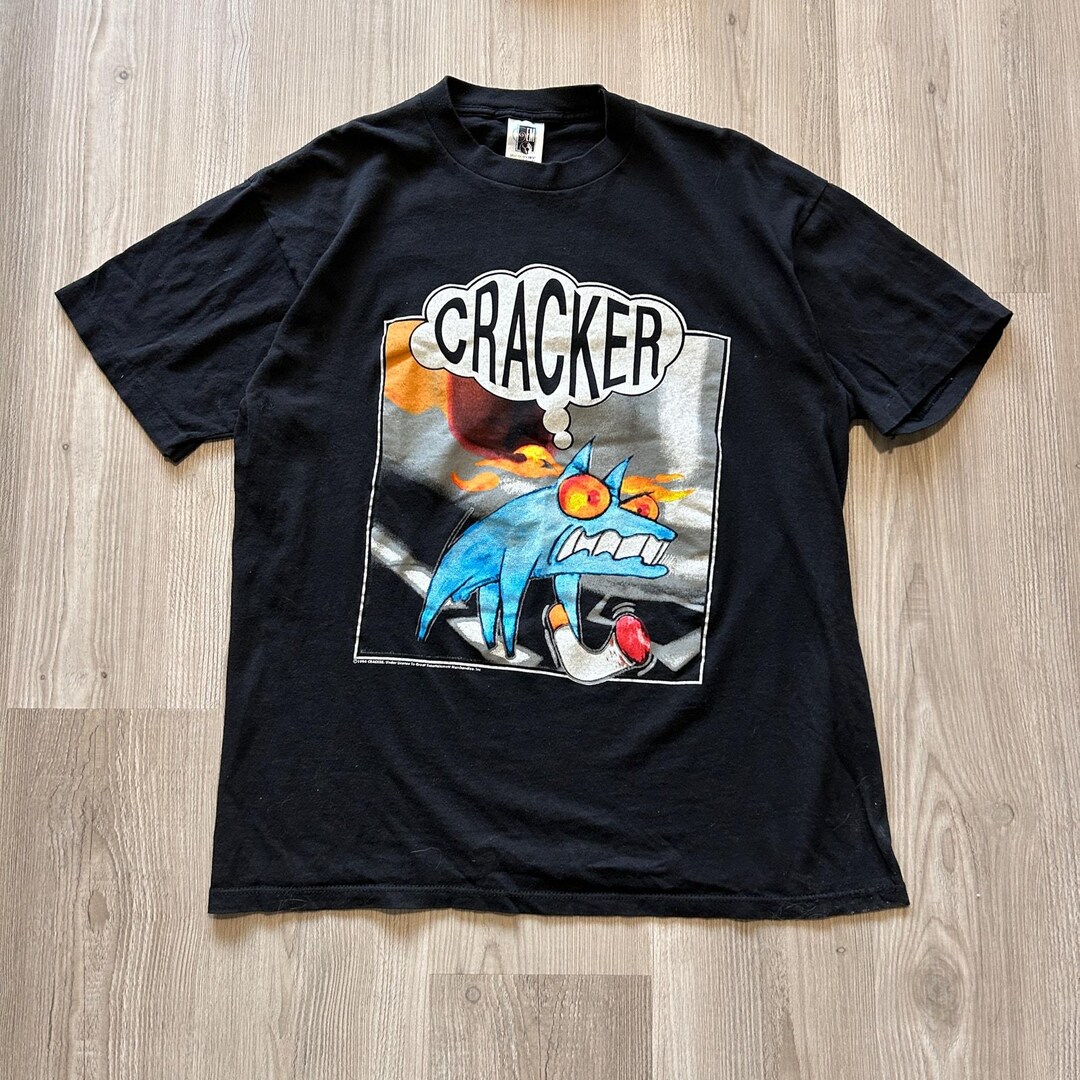 Vintage 1994 Cracker Brand Black Rock Band Concert Tour Shirt Sz XL GEM ...