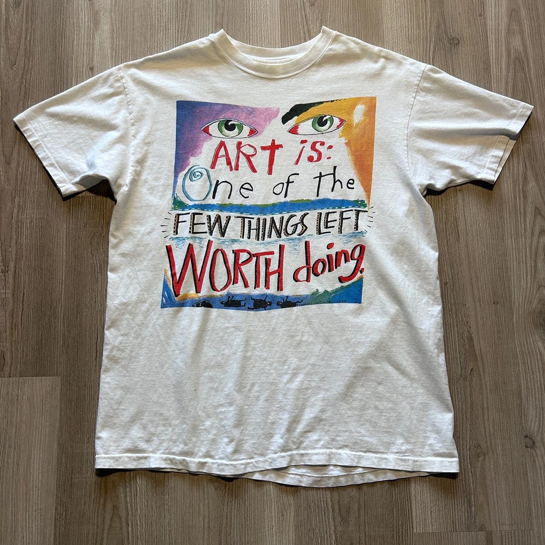 Vintage 1989 Fred Babb Art is One of the Few Things Still Worth Doing ...