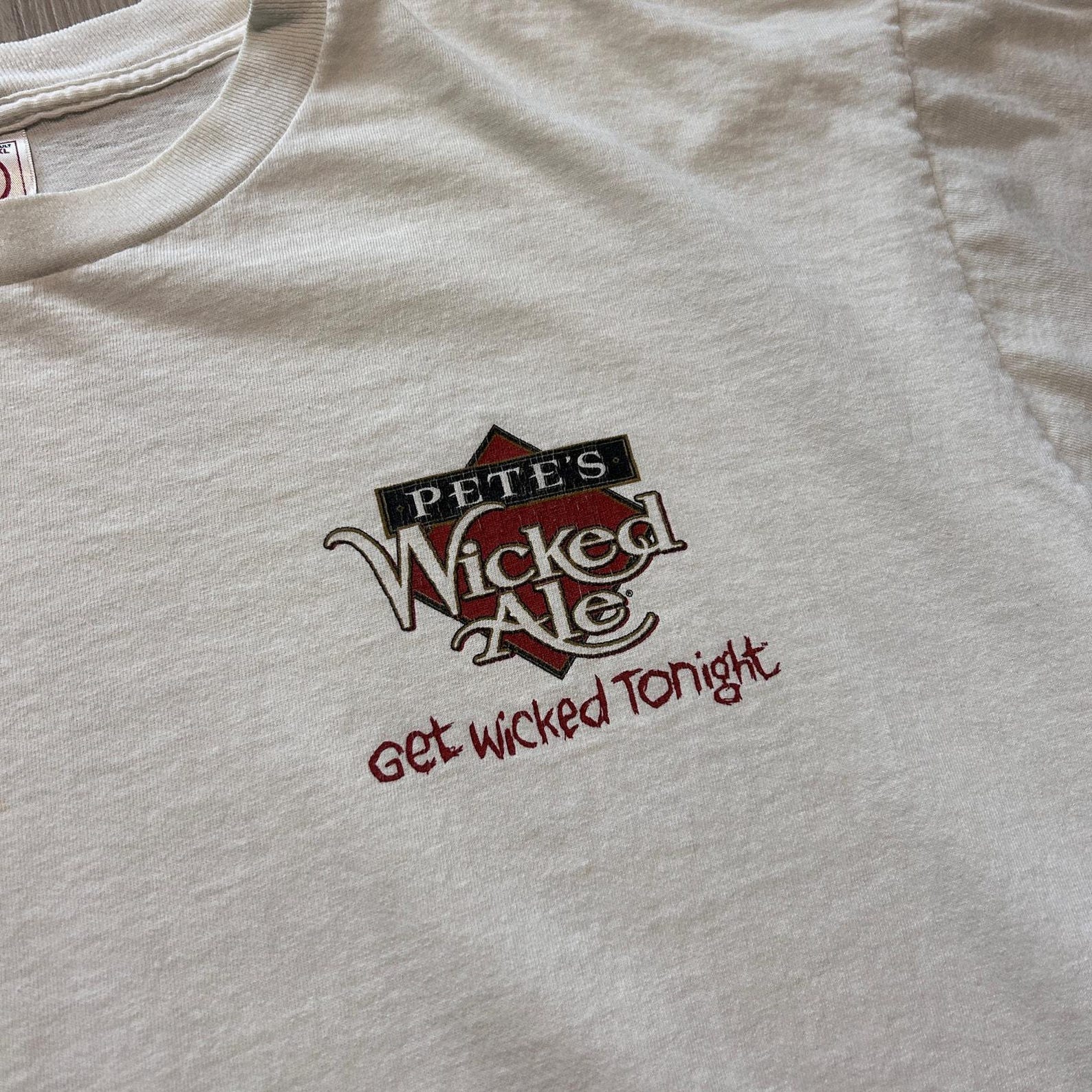 Men's Vintage 90's Pete's Wicked Ale Trick or Pete's Let's Get Wicked ...