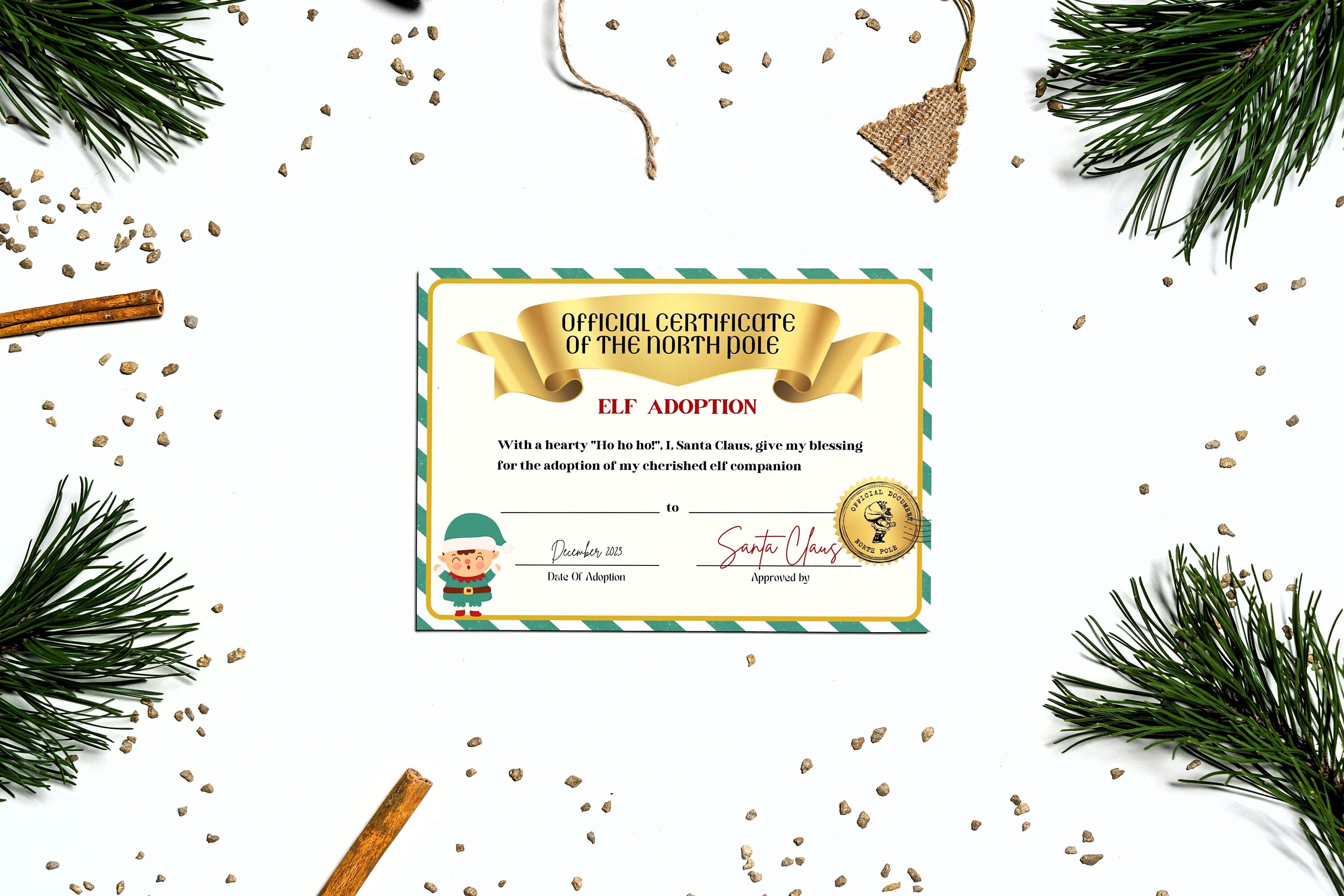 Printable North Pole Certificates || Elf Kit || Christmas Elf ...