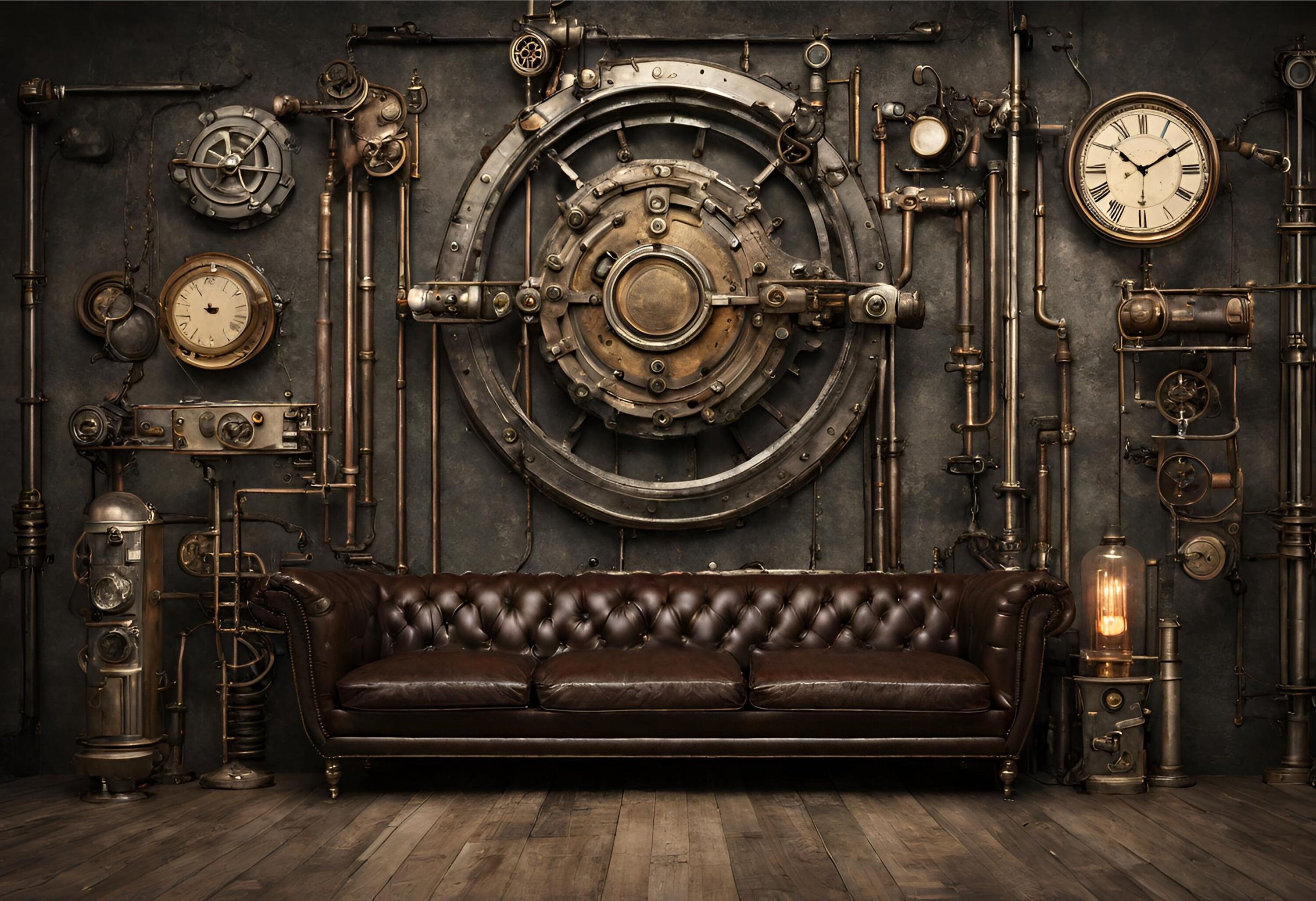 Steampunk Digital Backdrop Bundle Victorian Industrial Fantasy ...