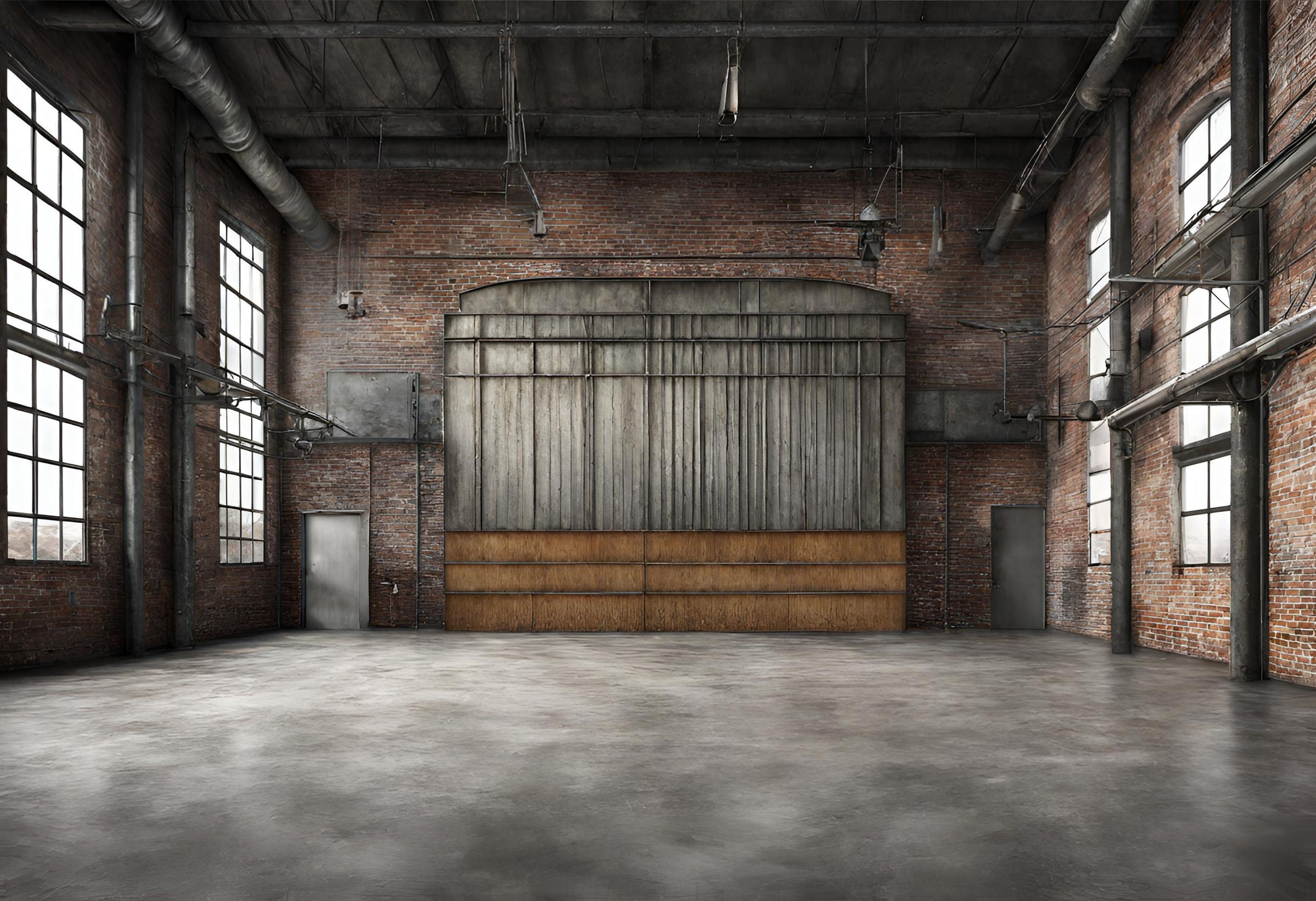 Industrial Loft Digital Backdrop Bundle - Urban Chic Decor, Instant ...