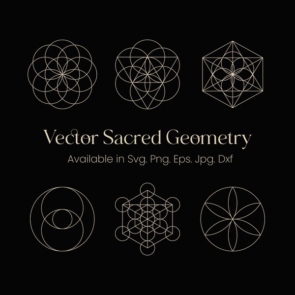 Sacred Geometry Wall Art - Etsy