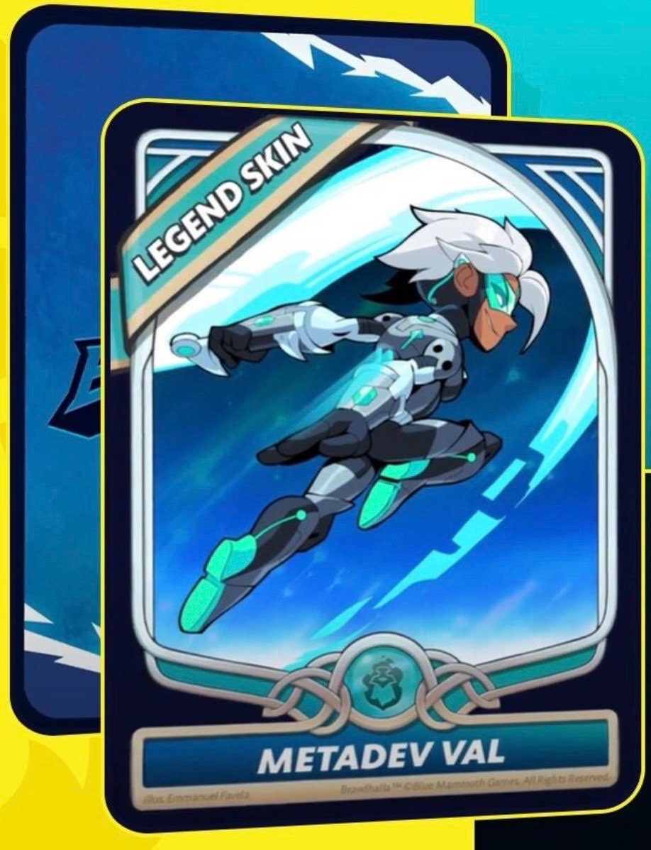 Brawlhalla Metadev Val Skin and Emoji - Etsy