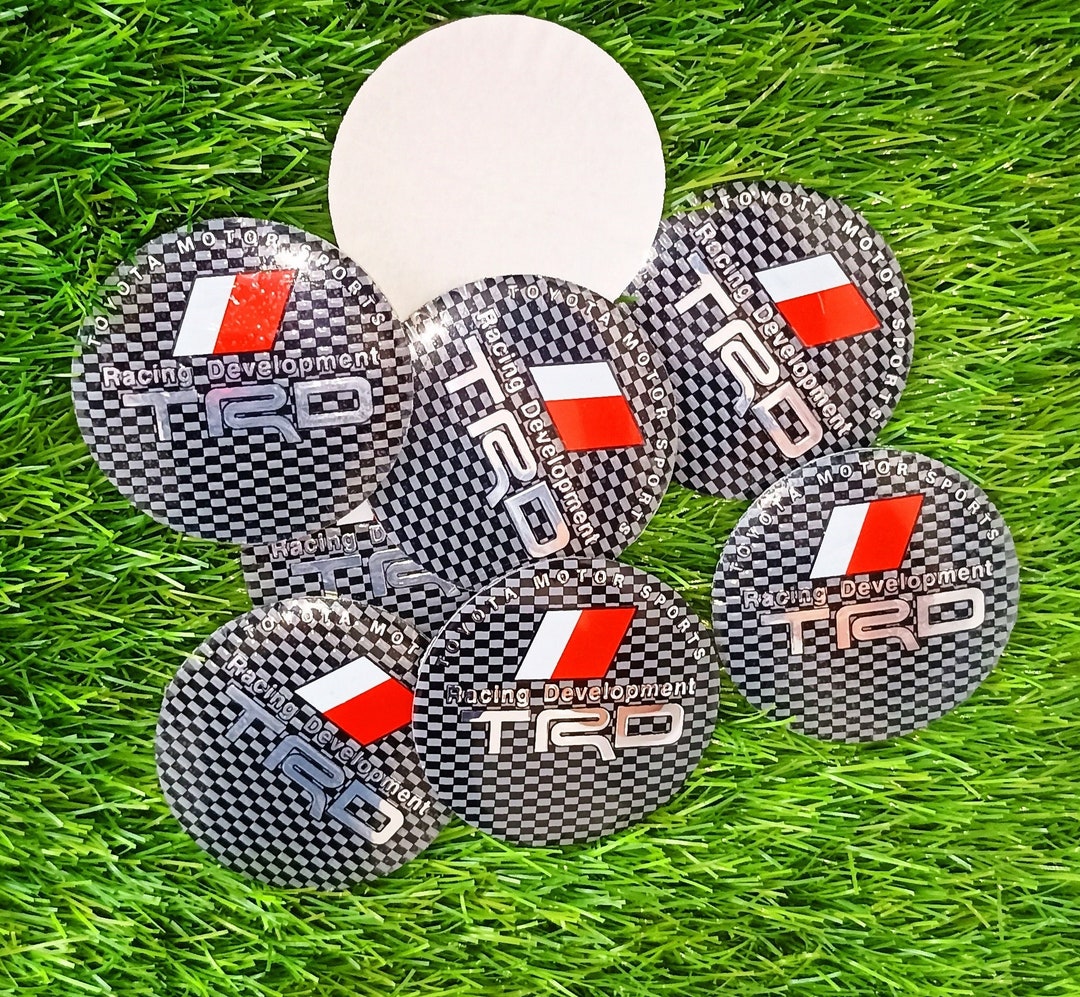 4 X56MM ALUMINIUM STICKERS Rim Hup Cap Logo Badge Center for - Etsy