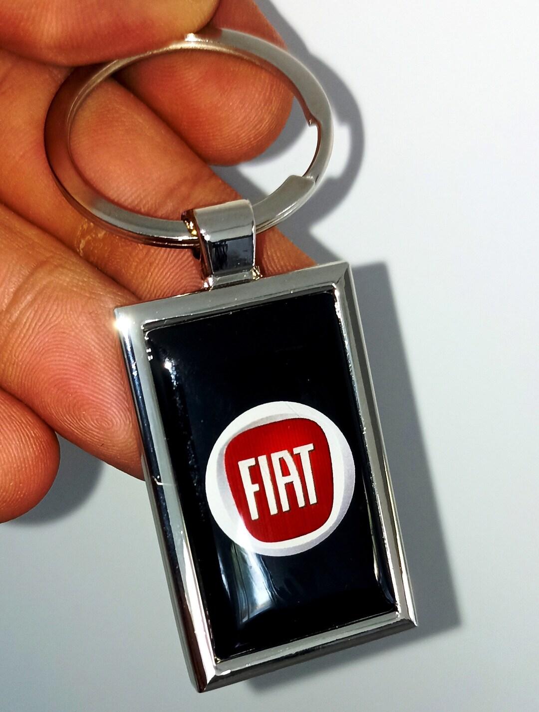 New Car Logo Keyring Key Chain Ring Metal Alloy Chrome - Etsy