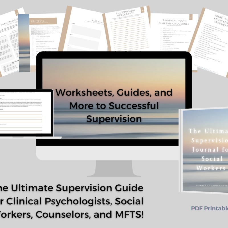 Social Work Supervision Template - Etsy