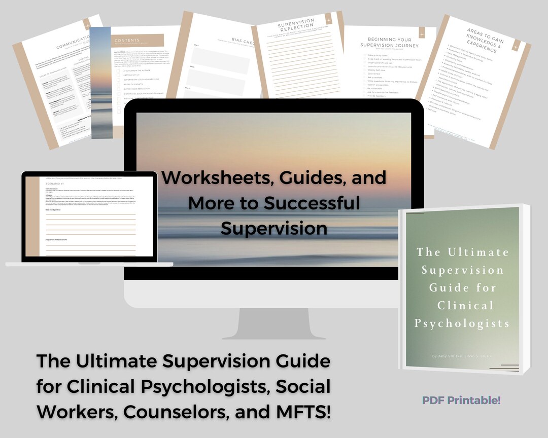Ultimate Supervision Guide for Clinical Psychologists - Etsy